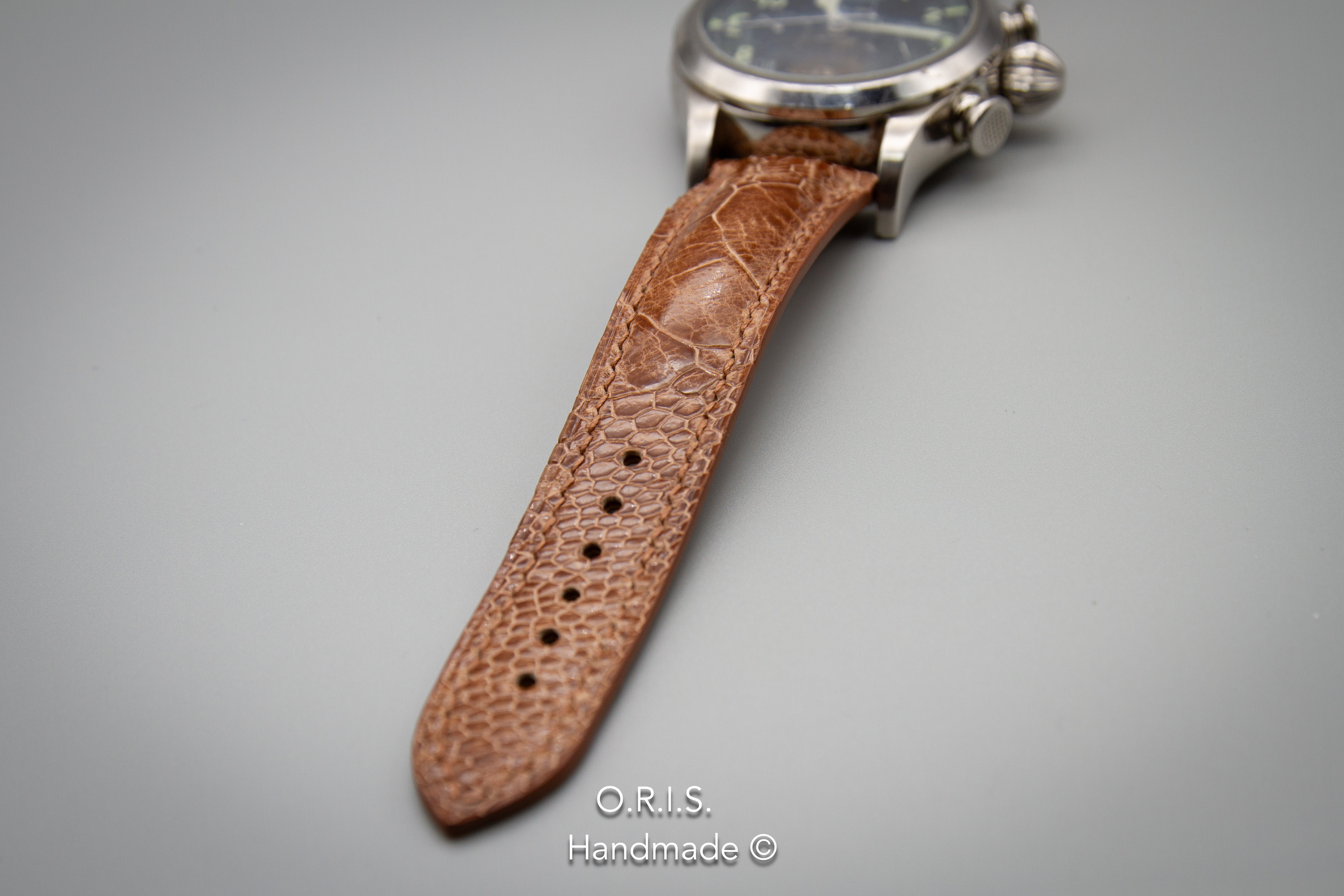 Ostrich Leather Watch Straps for Luxury Timepieces - O.R.I.S. Handmade ...