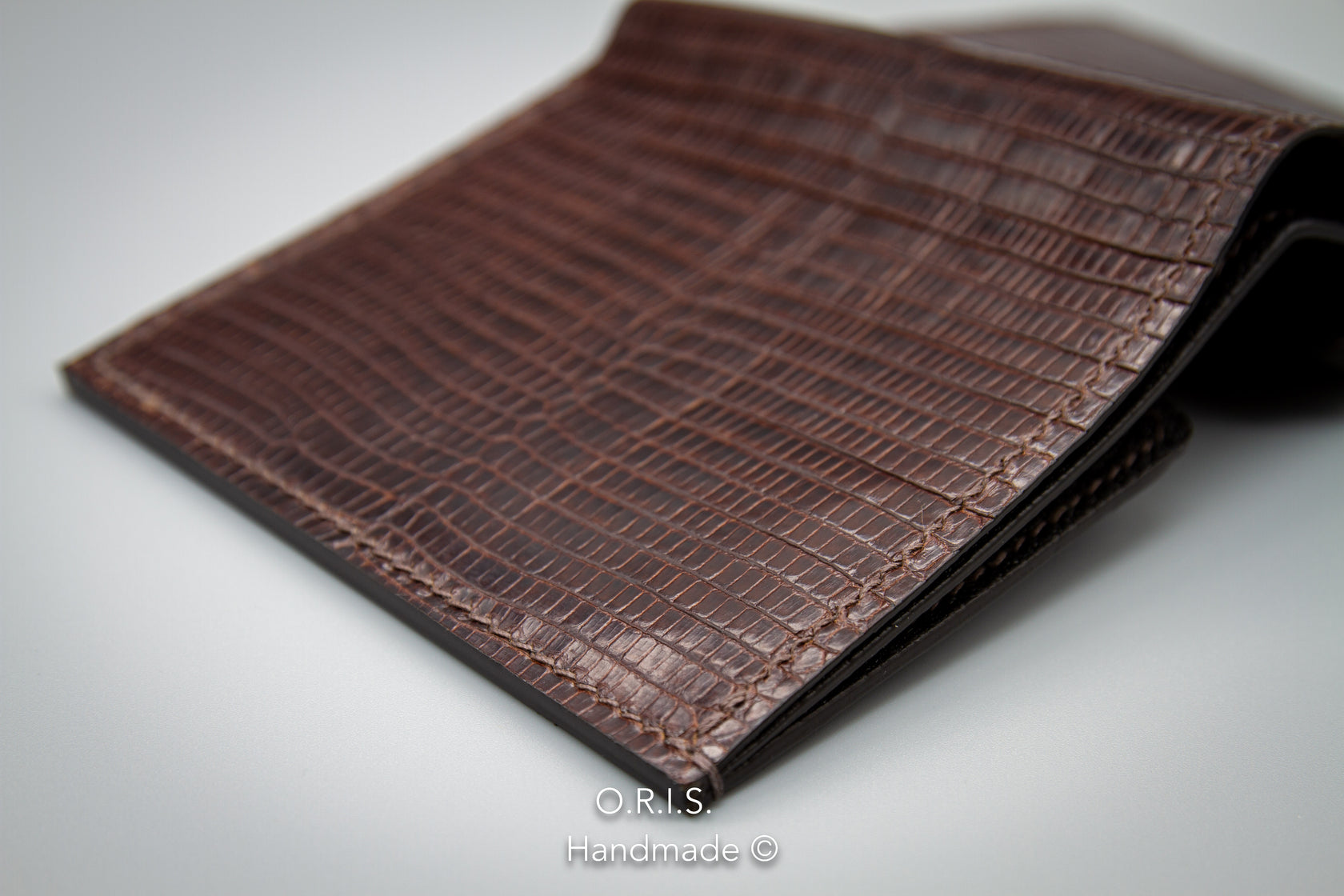 Mens Wallet in Genuine Lizard Leather - O.R.I.S. Handmade Leather ...